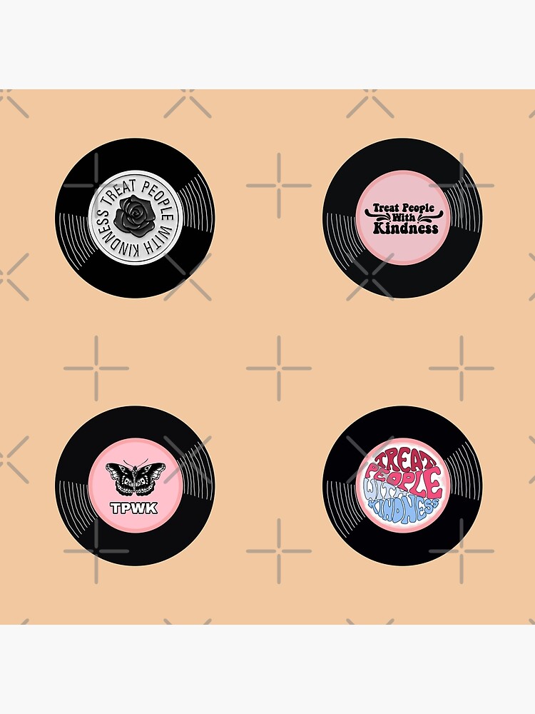 "Vinyl - Harry Styles Treat People With Kindness Sticker Pack" Poster ...