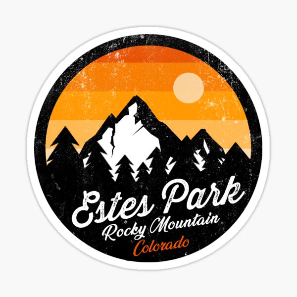 "Estes park colorado rocky mountain national park" Sticker for Sale by ...