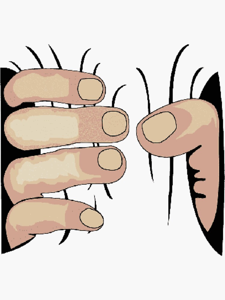 "waist" Sticker for Sale by hillbot | Redbubble