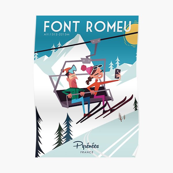 "Font Romeu poster" Poster by GAGodel | Redbubble