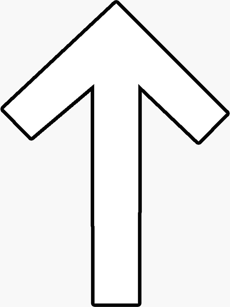 "Tiwaz rune" Sticker for Sale by MetalSatyrShop | Redbubble