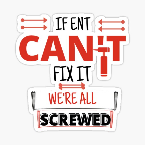 "ENT doctor Ent Otorhinolaryngologist " Sticker for Sale by ArtyDoc ...