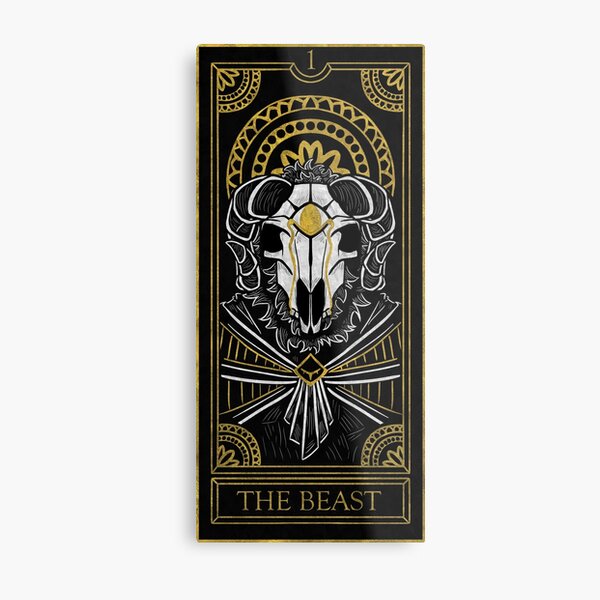 "Dungeons and Dragons inspired Tarot Card ''The Beast'' Animal Goat ...