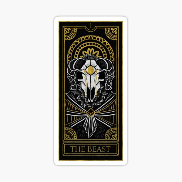 "Dungeons and Dragons inspired Tarot Card ''The Beast'' Animal Goat ...