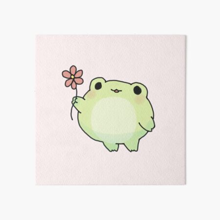 "Cute froggy " Art Board Print for Sale by Peach-cloud | Redbubble