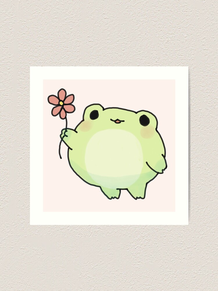 "Cute froggy " Art Print for Sale by Peach-cloud | Redbubble