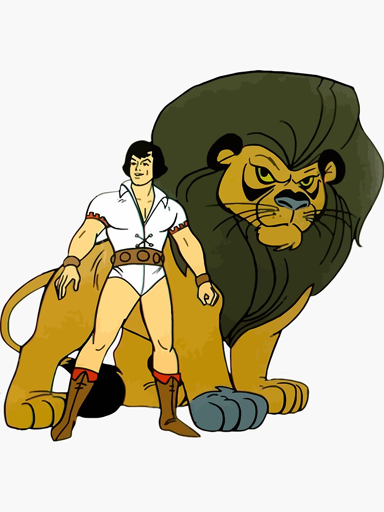 "Samson & Goliath" Sticker for Sale by Zaramashop | Redbubble