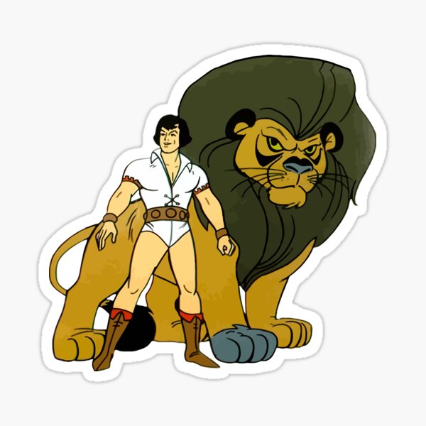 "Samson & Goliath" Sticker for Sale by Zaramashop | Redbubble