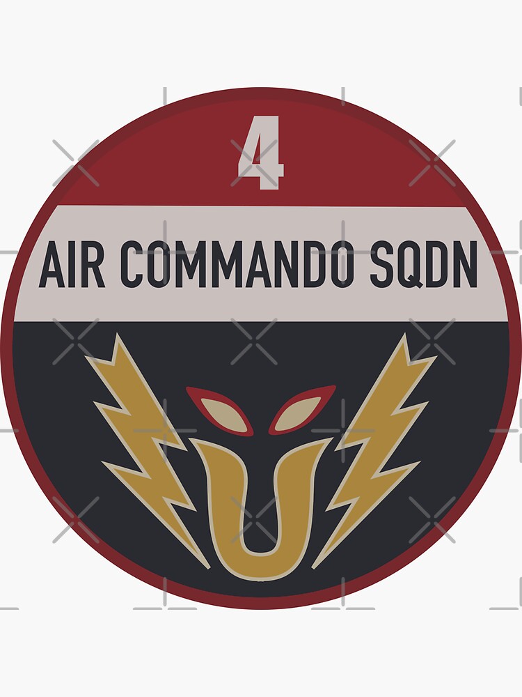 "4th Air Commando Squadron" Sticker for Sale by TGStudios | Redbubble