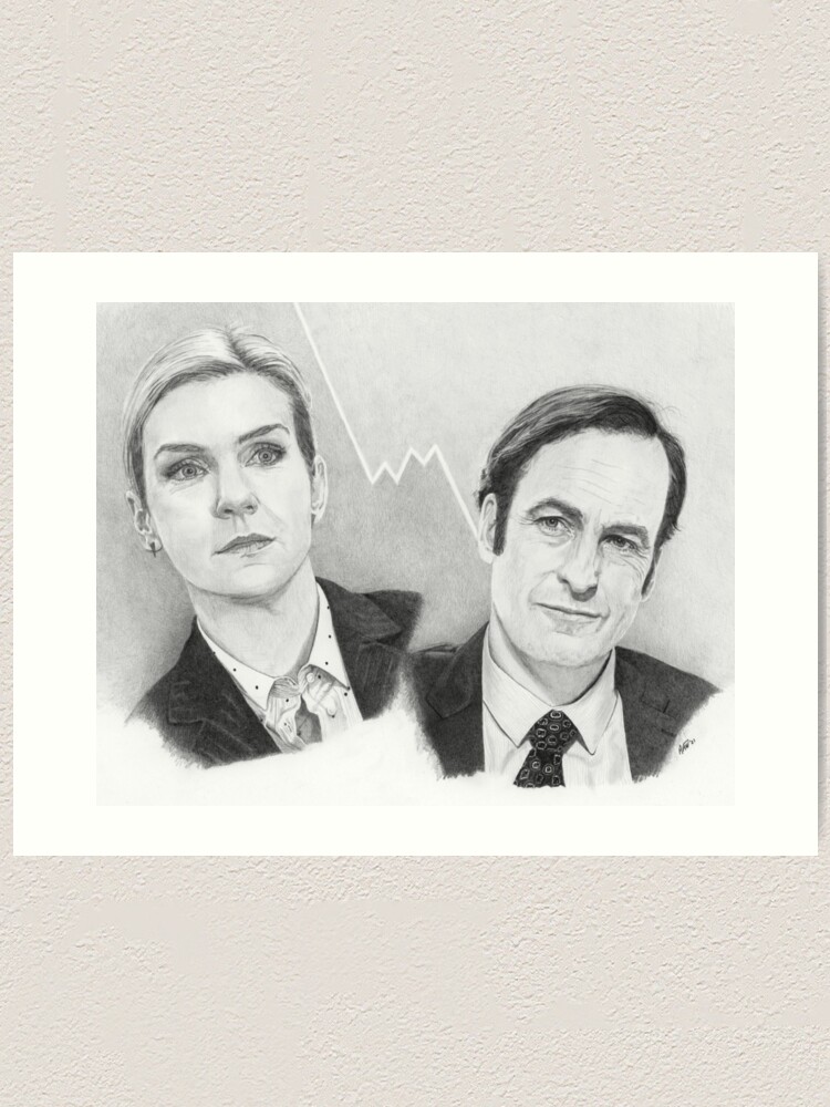 "BCS - Kim and Jimmy" Art Print for Sale by electrichyena | Redbubble