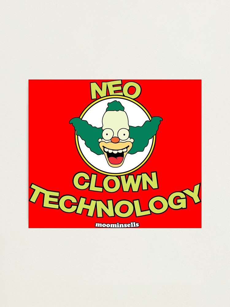 Lámina fotográfica «Tecnología Neo Clown - NCT» de Moomin-sells | Redbubble