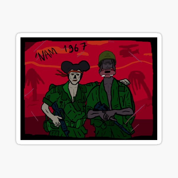 "Nam 67" Sticker for Sale by Ethereal-Snake | Redbubble