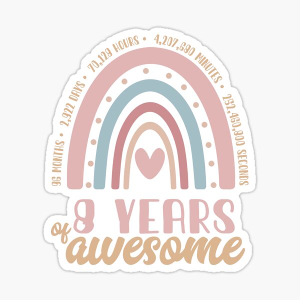 "8th Birthday Shirts, Girl, 8th Birthday TShirts, Eight Year Old Girl ...