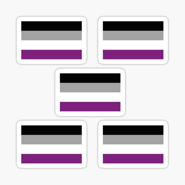 Asexual Flag Sticker Pack Sticker By Dana Arevalo8 Redbubble