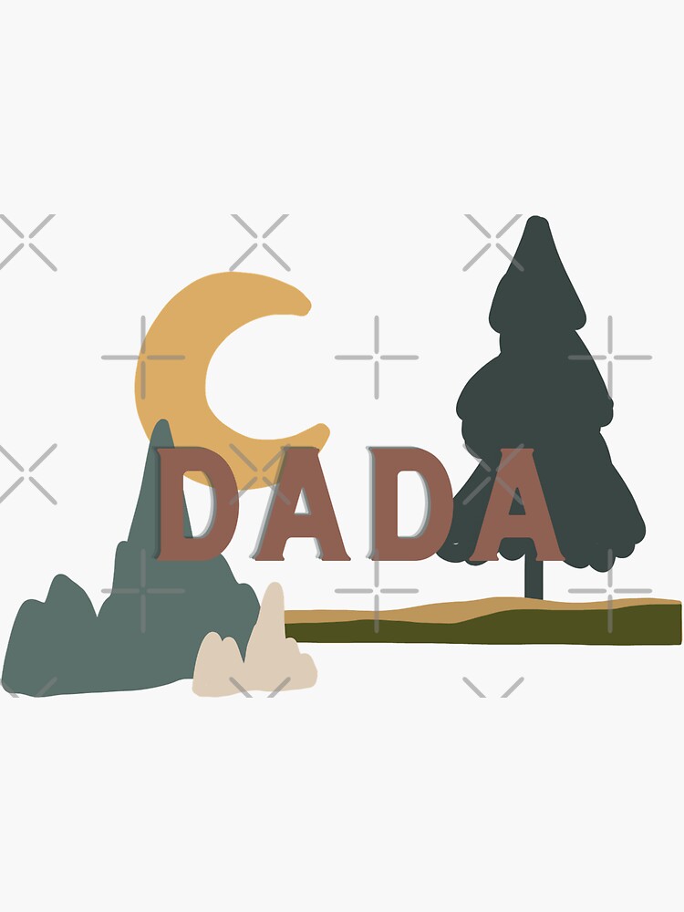 "Dada logo" Sticker by Norwoodh | Redbubble