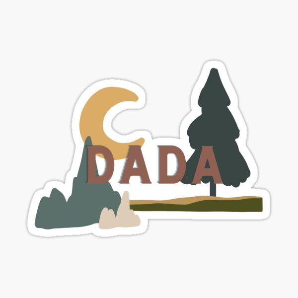 "Dada logo" Sticker by Norwoodh | Redbubble