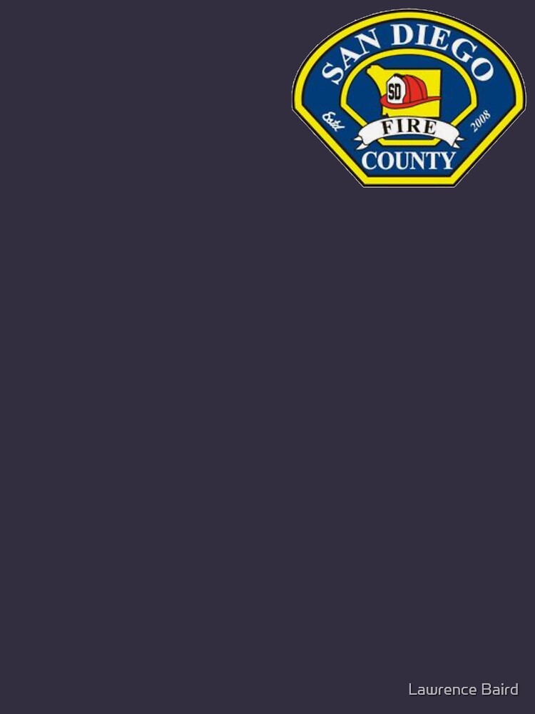 "San Diego County Fire Department" T-shirt for Sale by lawrencebaird ...