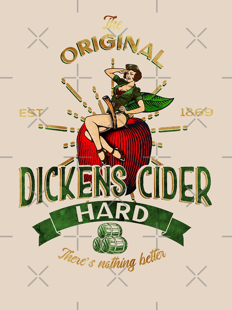 "The Original Hard Dickens Cider" Essential T-Shirt for Sale by ...