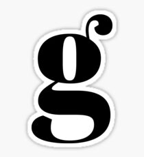 G Stickers | Redbubble