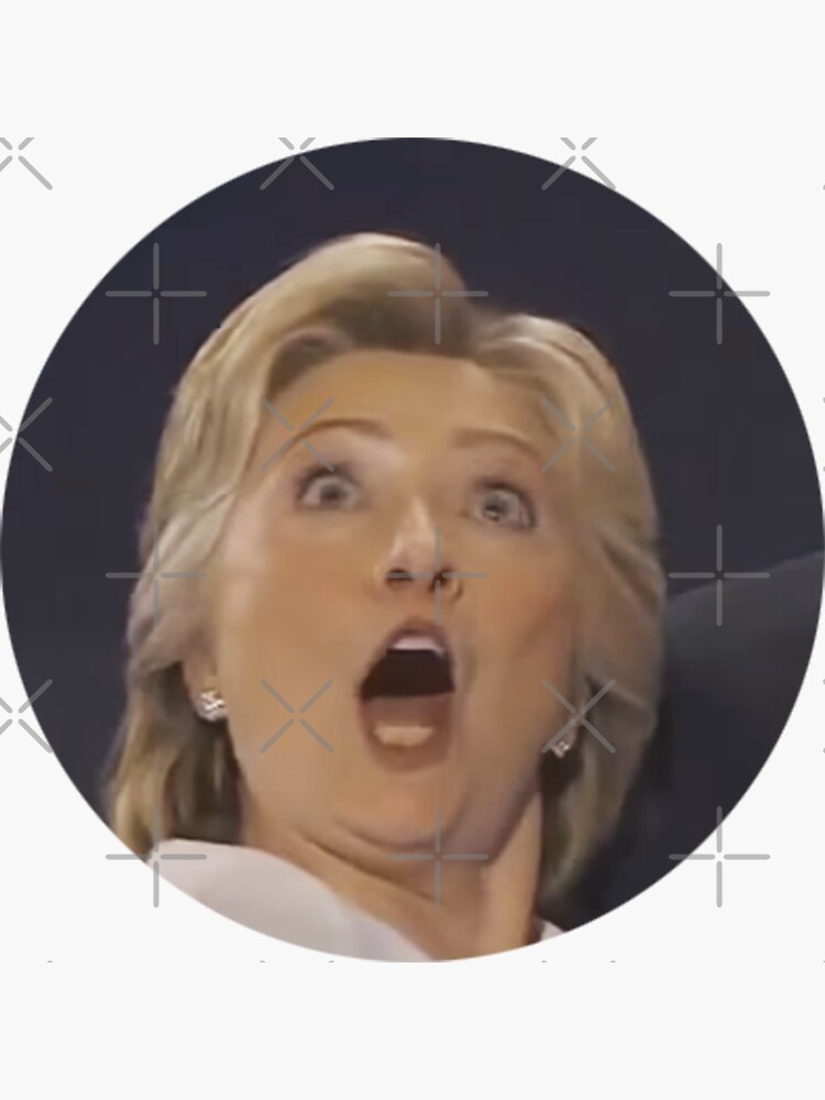 "Hillary DNC Balloon Face" Sticker for Sale by sophiapetrillo | Redbubble