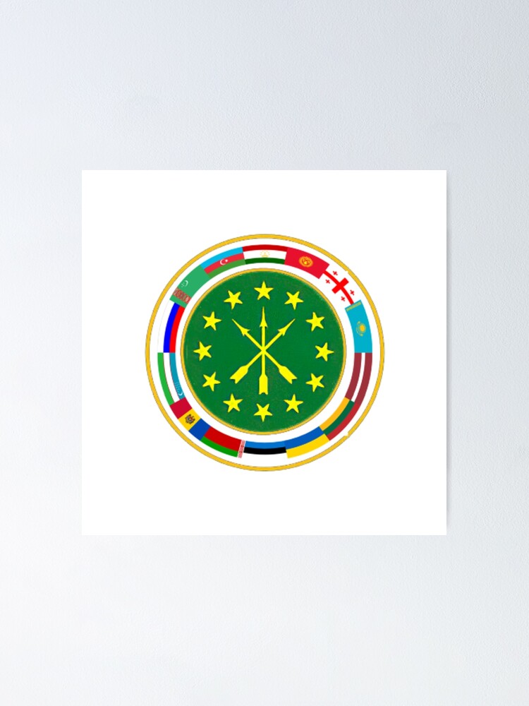 "adiga circassian flag logo" Poster for Sale by Elbruz | Redbubble