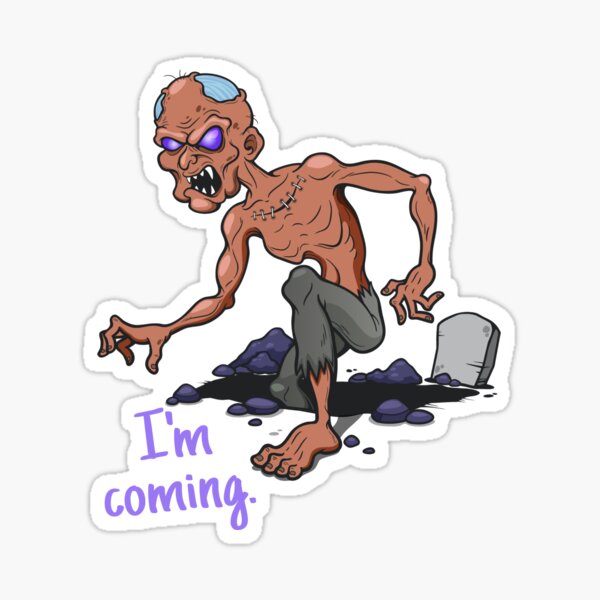 "Zombie spirit" Sticker by immySka | Redbubble