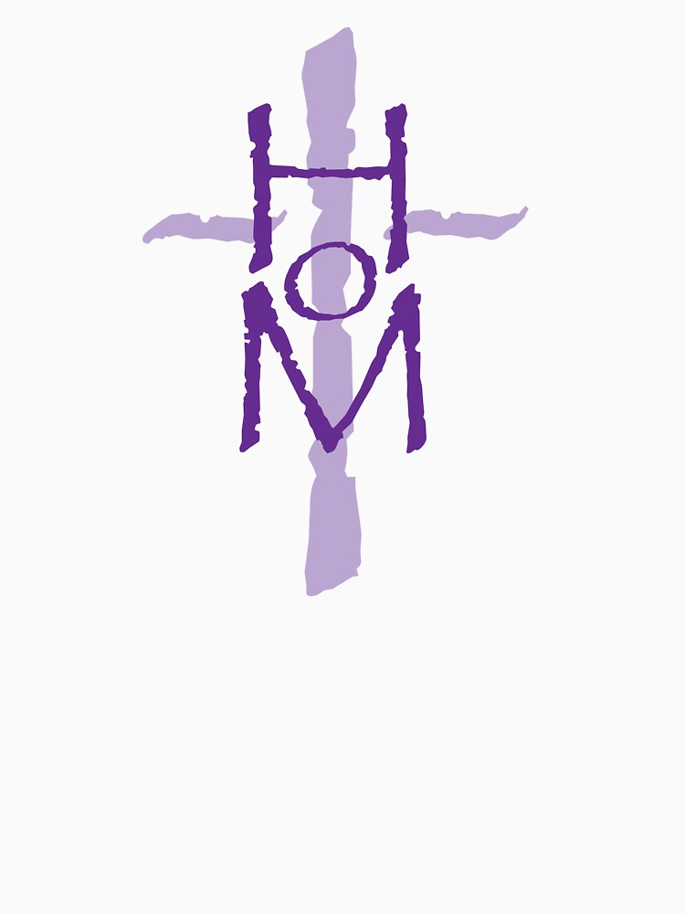 "The Hour of Mercy (cross - purple)" T-shirt for Sale by swankeeper ...