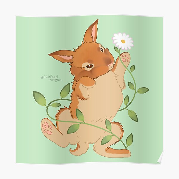 "Chinese Astrology - Earth Rabbit" Poster for Sale by Aquila-Audax ...