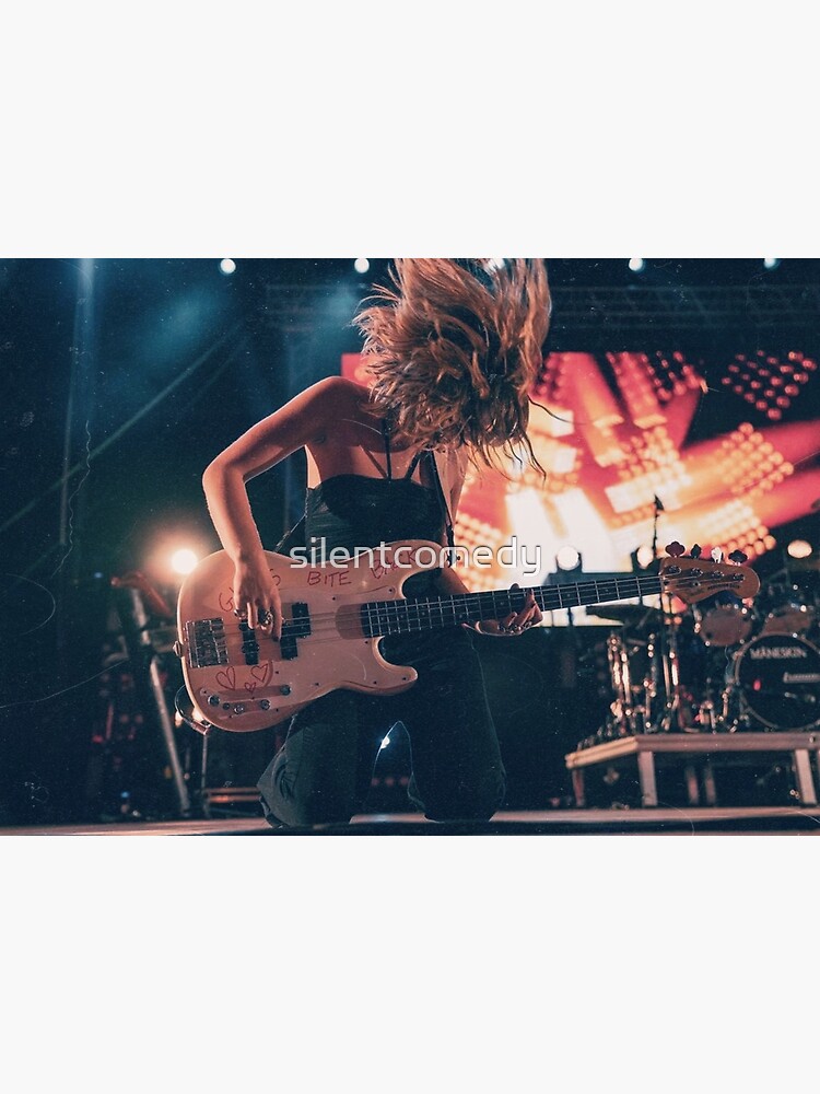 Victoria De Angelis Måneskin concert Premium Matte Vertical Poster sold ...