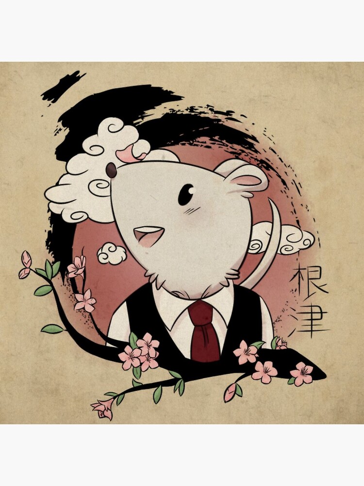 "[MHA/BNHA] Nezu" Sticker for Sale by ROADKILLARTS | Redbubble