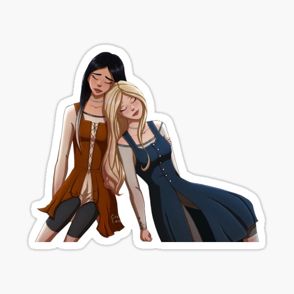 "Linh x Marella KOTLC" Sticker for Sale by create-landfill | Redbubble