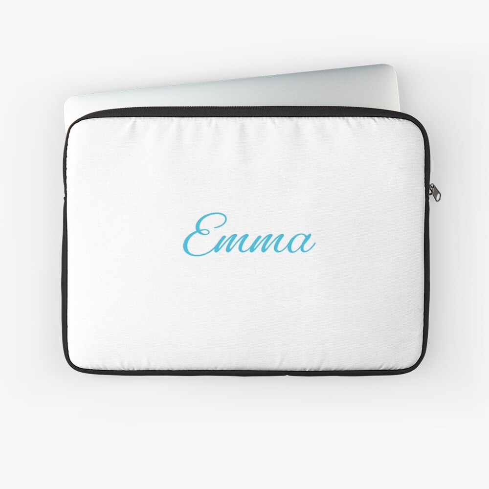 "Blue Cursive Emma" Sticker for Sale by Shep68 | Redbubble