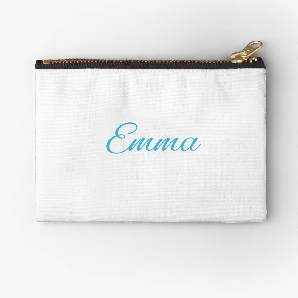 "Blue Cursive Emma" Sticker for Sale by Shep68 | Redbubble