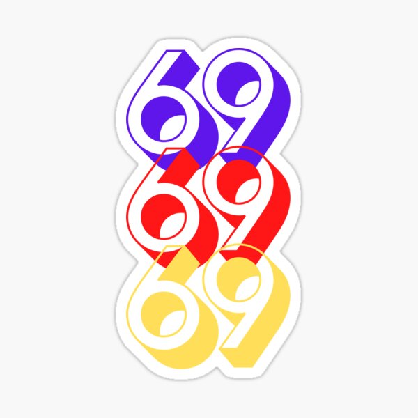 "the best of 69" Sticker for Sale by dextorm | Redbubble