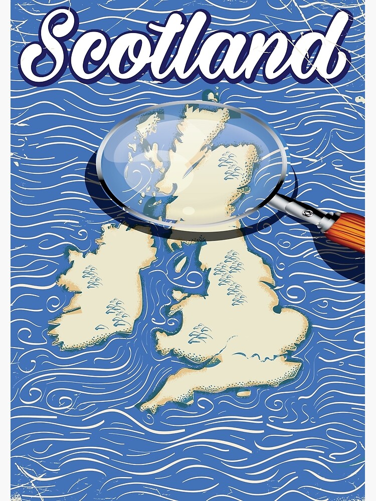 "Scotland Vintage style travel poster" Poster by vectorwebstore | Redbubble