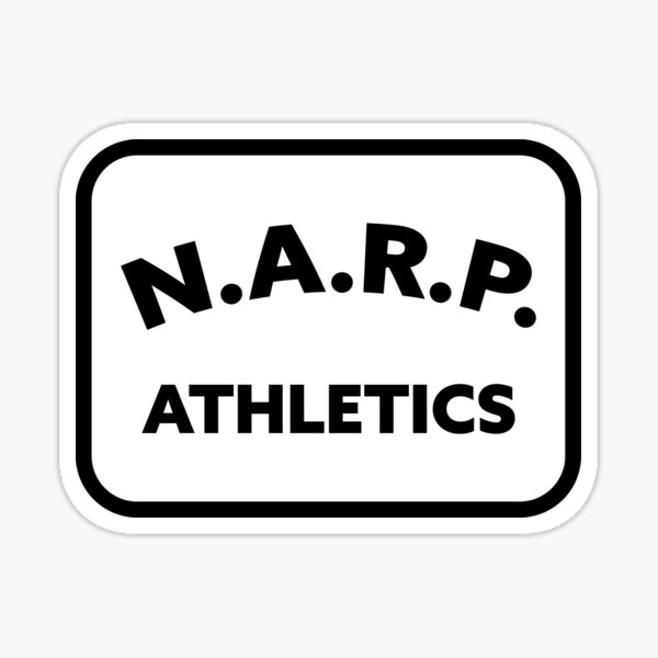 "NARP Athletics" Sticker by cmd-art | Redbubble