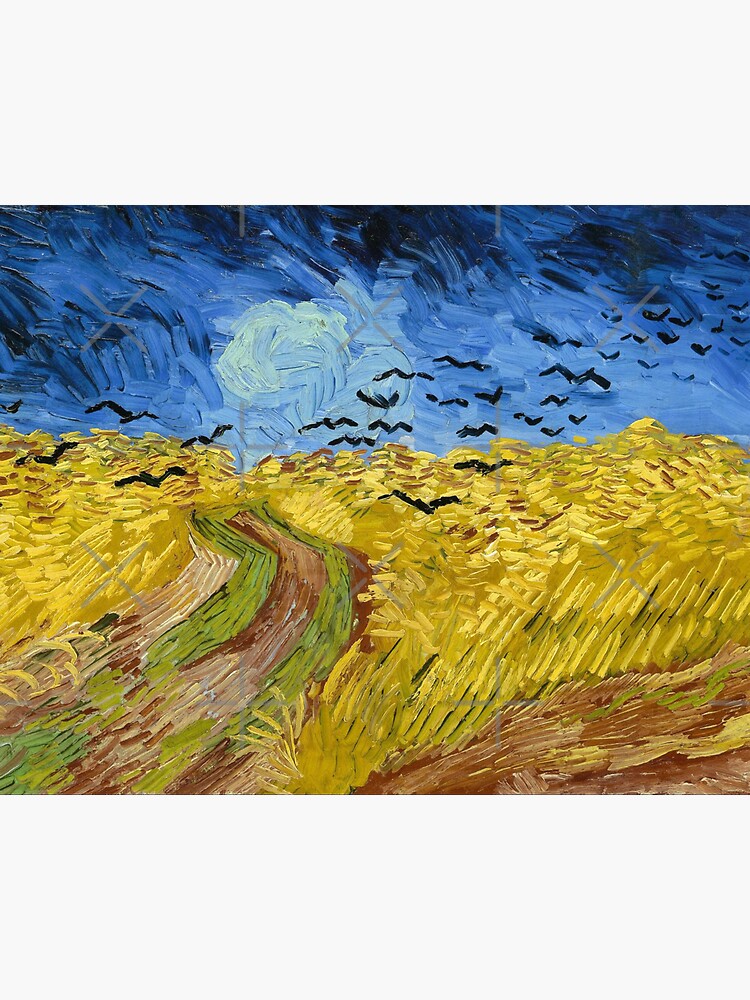 "Wheatfield With Crows Van Gogh Painting" Sticker for Sale by ...