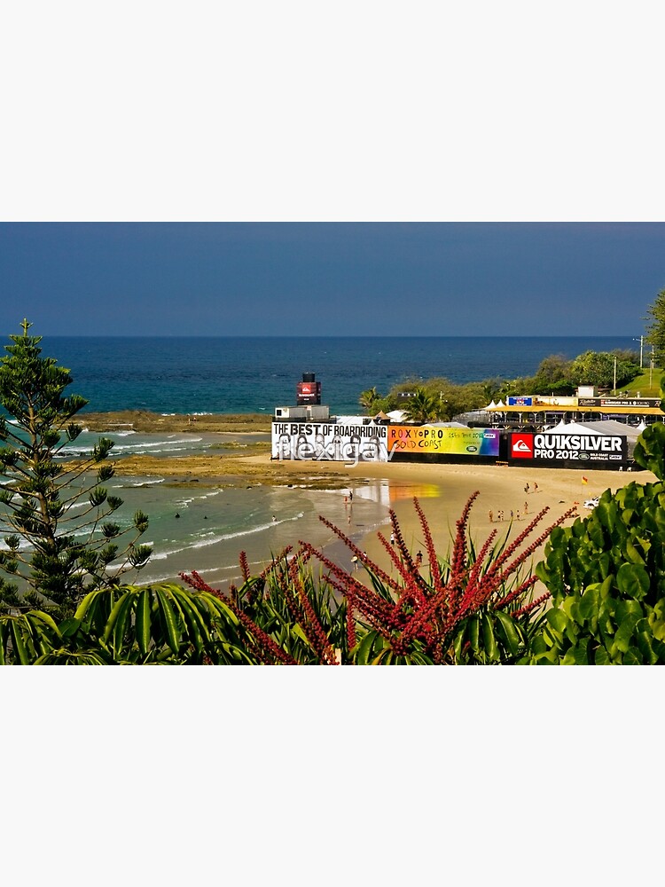 "Quiksilver Pro venue at Snapper Rocks" Poster for Sale by flexigav ...