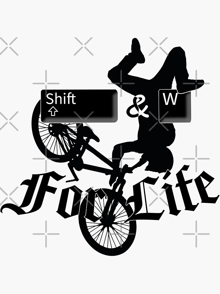 "Shift & W" Sticker for Sale by Bunks-Bazaar | Redbubble