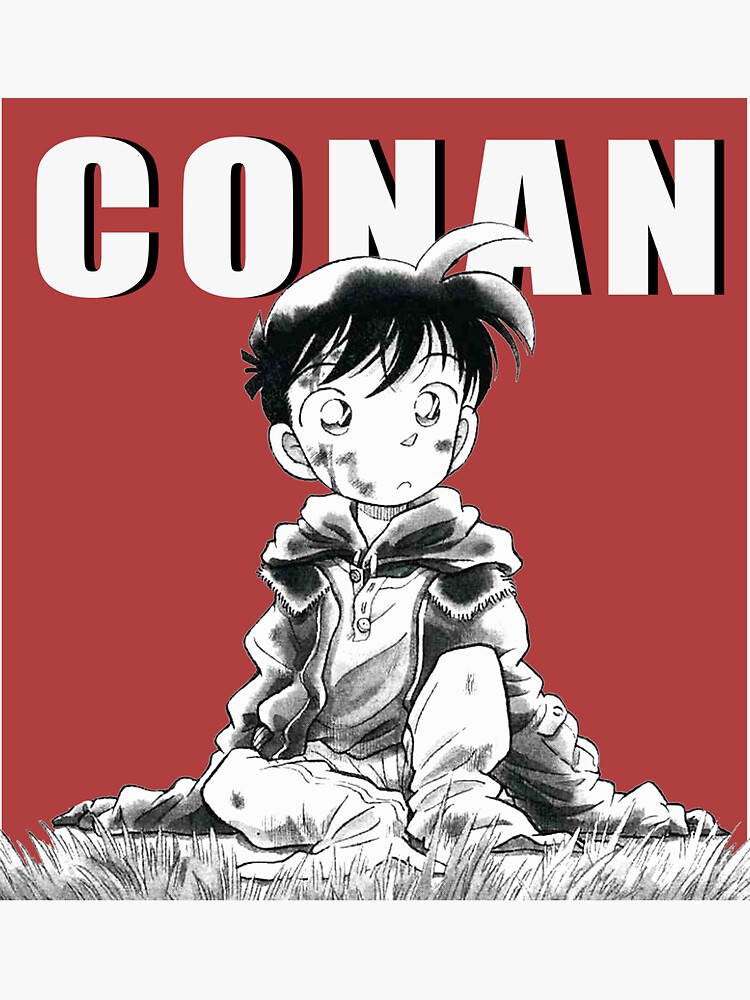 "Detective Conan Manga (Shrunken Shinichi)" Sticker for Sale by ...