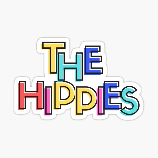 "The Colorful Hippies of the 21st Century" Sticker for Sale by ...