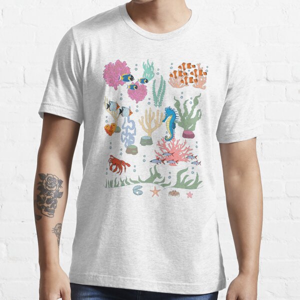 "Underwater Coral Reef" T-shirt for Sale by GlennLandasWSS1 | Redbubble ...