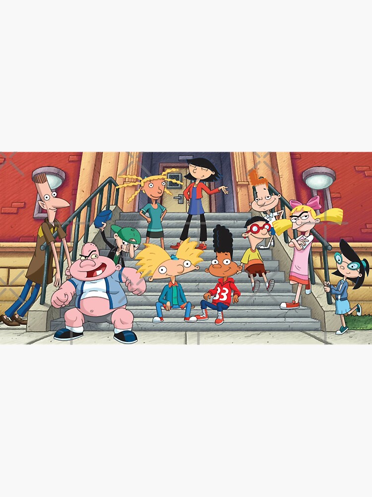 "Hey Arnold! poster comedy movie" Sticker for Sale by McBettyCamille ...