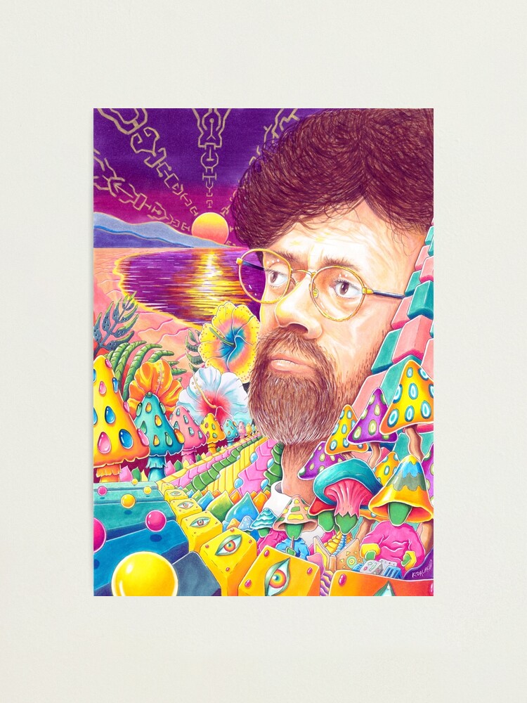 "Terence McKenna - Terence In Time" Photographic Print for Sale by ...
