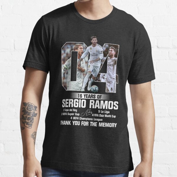 "Sergio Ramoss Thank You For The Memory Shirt" T-shirt for Sale by ...