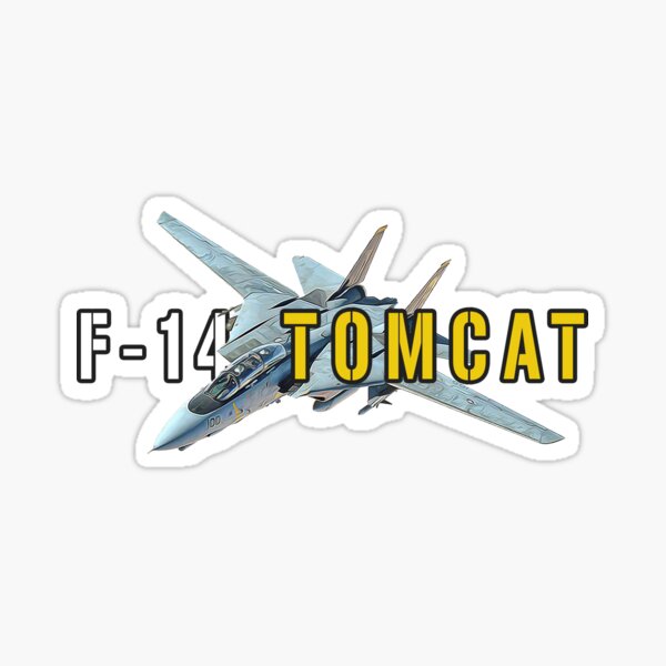 "F-14 TOMCAT" Sticker for Sale by LovelyMoi | Redbubble