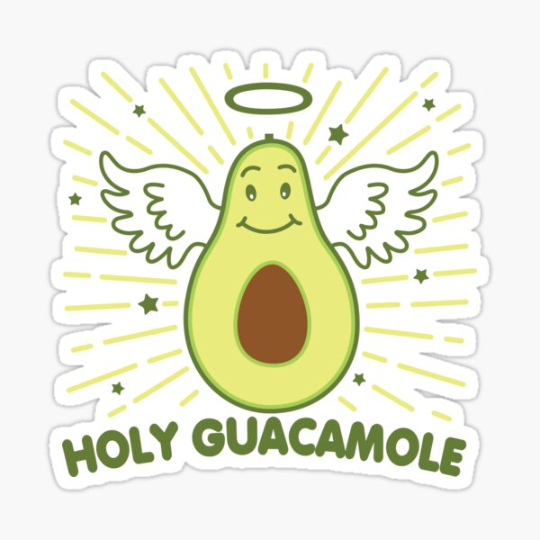 Avocado Humor Stickers | Redbubble