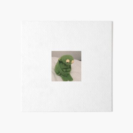 "Sad Kermit the frog meme" Art Board Print for Sale by MakiKonbini ...