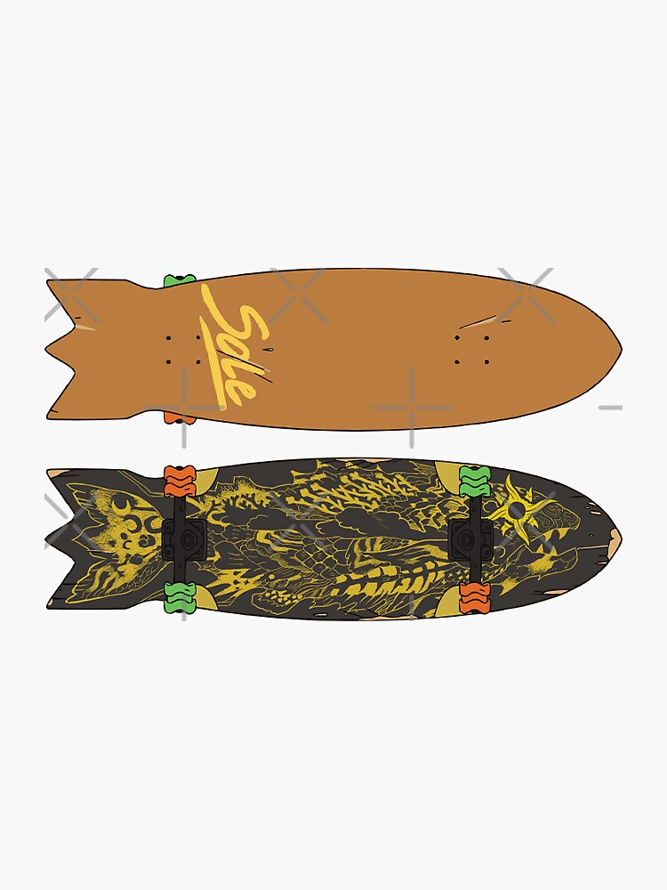 "Joe’s Skateboard (SK8 the Infinity)" Sticker for Sale by ale-rose ...