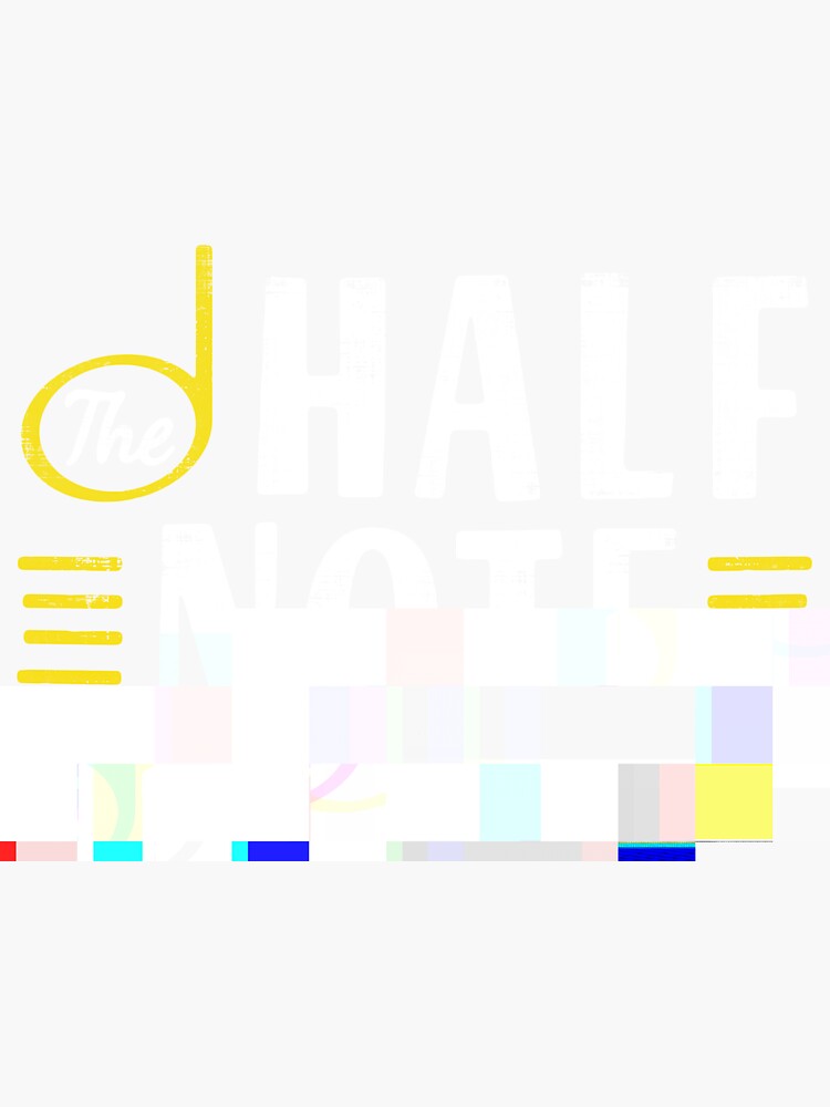 "Half Note Jazz Club" Sticker for Sale by AudibleKelly | Redbubble